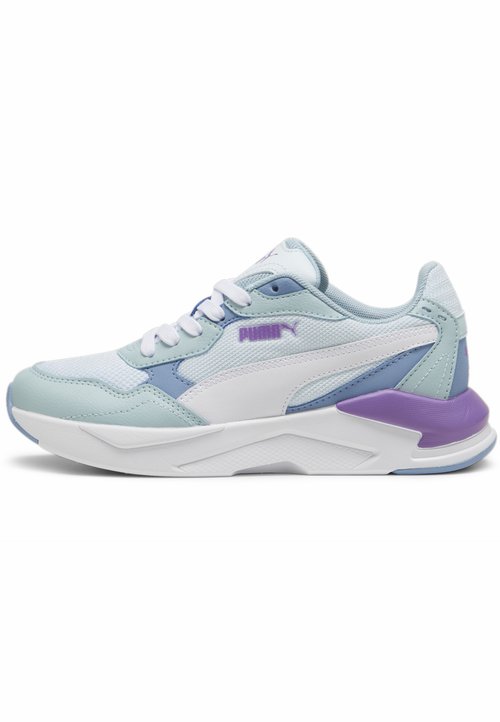 Puma MORPHIC TECHIE JR UNISEX - Sneaker low - white/grape mist/crushed ...