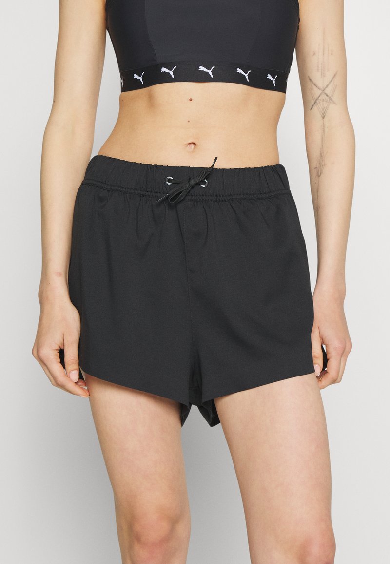 Puma SWIM WOMEN HIGH WAIST - Swimming shorts - black - Zalando.ie