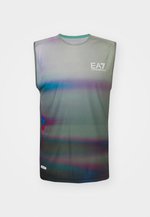 EA7 Emporio Armani GRAPHIC TANK GLITCH - Top - multicolor/multicolore ...