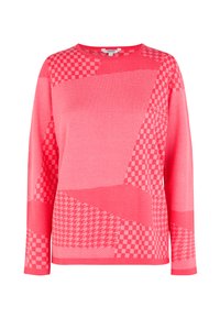 mbyM ALMEDA - Neule - check candy mix/punainen - Zalando.fi