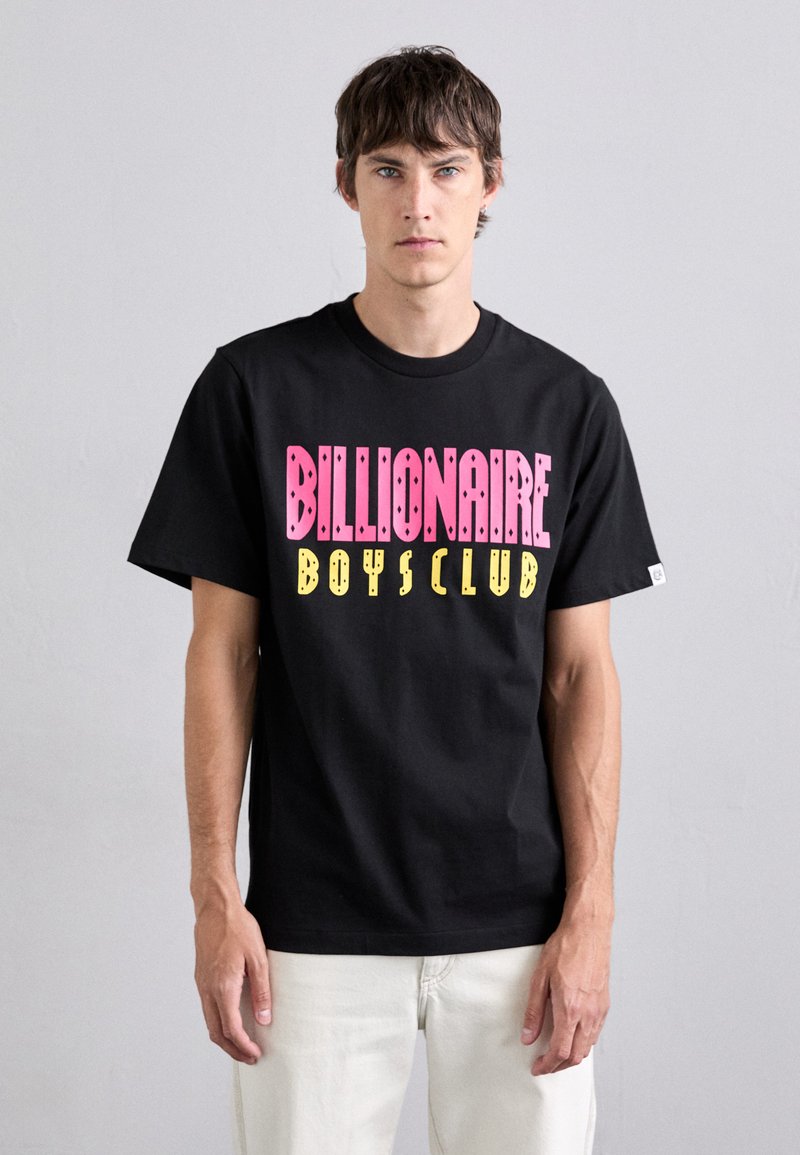 Billionaire Boys Club STRAIGHT LOGO - T-shirt print - black/zwart ...