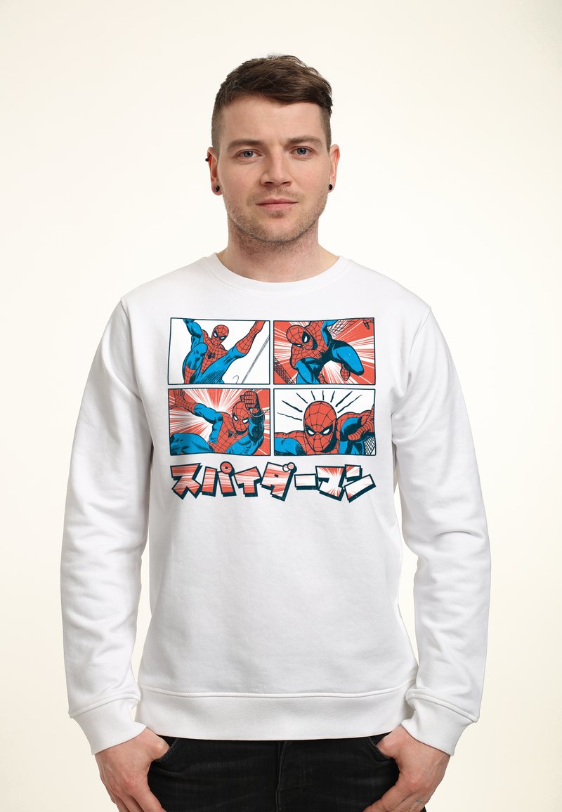 Marvel SPIDER-MAN CLASSIC COMIC SPIDEY - Sweater - white/wit - Zalando.nl
