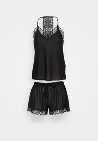 Anna Field MIA CHIFFON PJ SET - Pyjamas - black/svart - Zalando.se