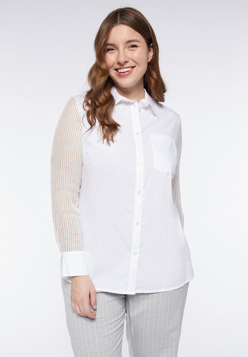 Fiorella Rubino CON MANICHE - Camicia - bianco - Zalando.it