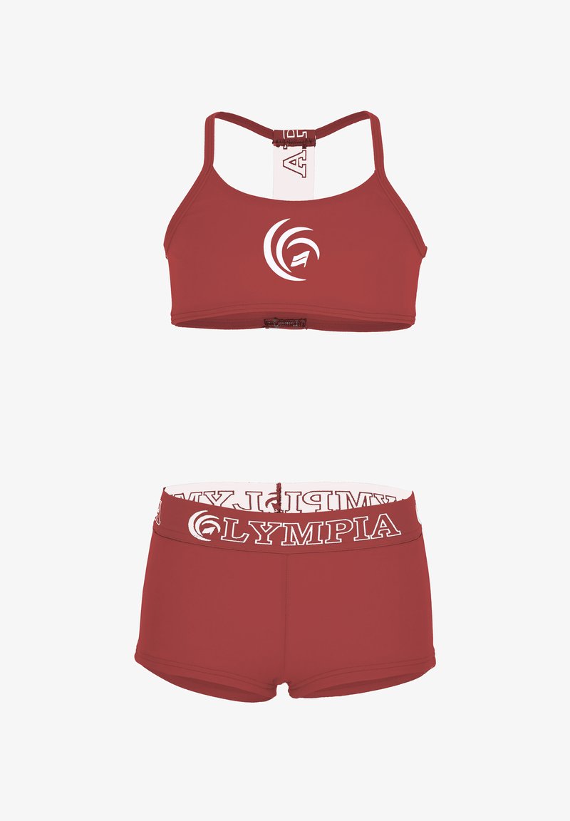 Olympia Set Bikini Rot Rosso Scuro Zalando It