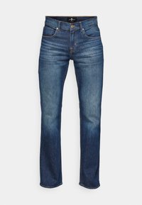 7 for all mankind BRETT STEP UP - Vaqueros bootcut - dark blue/azul ...