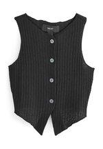 Next LOOK TEXTURED - Weste - black/schwarz - Zalando.at