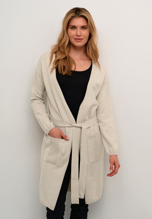 Ulla Popken Neuletakki - beige - Zalando.fi