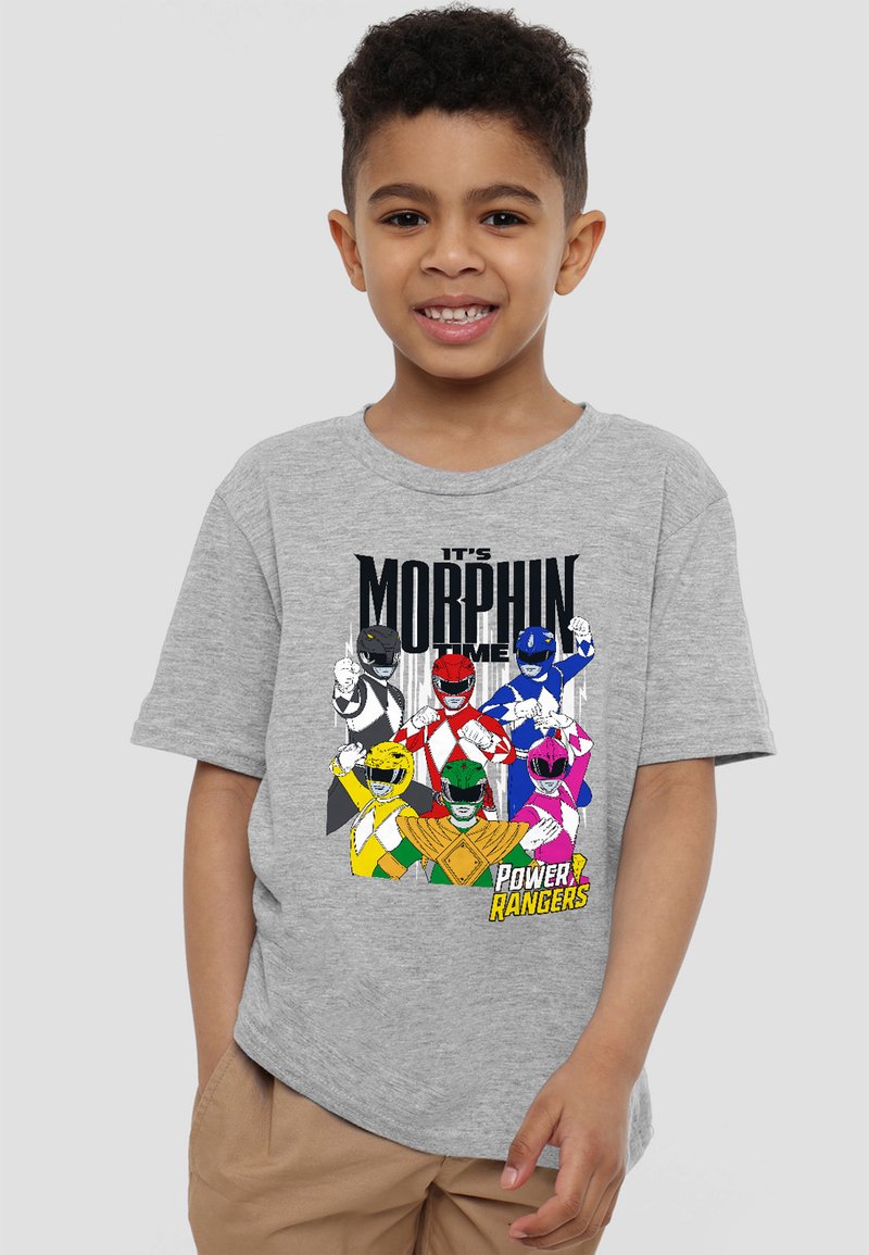 Cotton Soul POWER RANGERS IT MORPHIN TIME - Print T-shirt - mottled ...