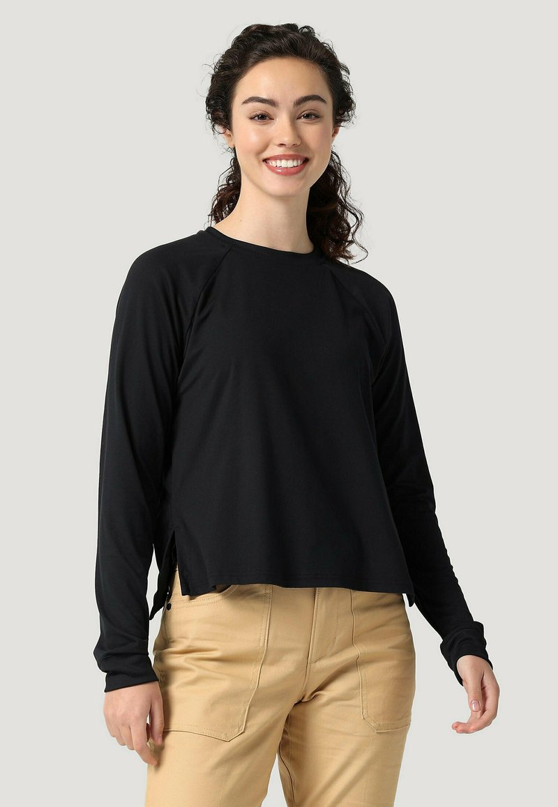 Wrangler PERFORMANCE - Long sleeved top - black - Zalando.de