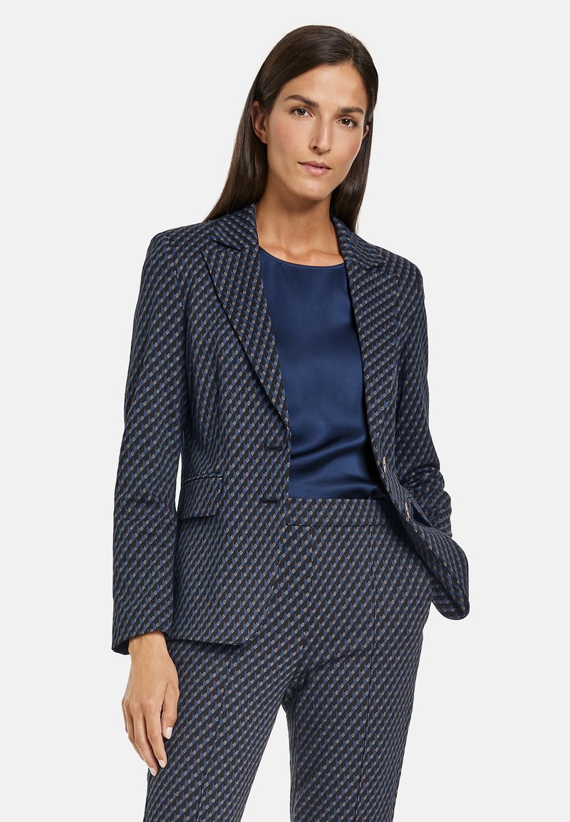 Gerry Weber Blazer - schwarz blau gemustert/blau - Zalando.at