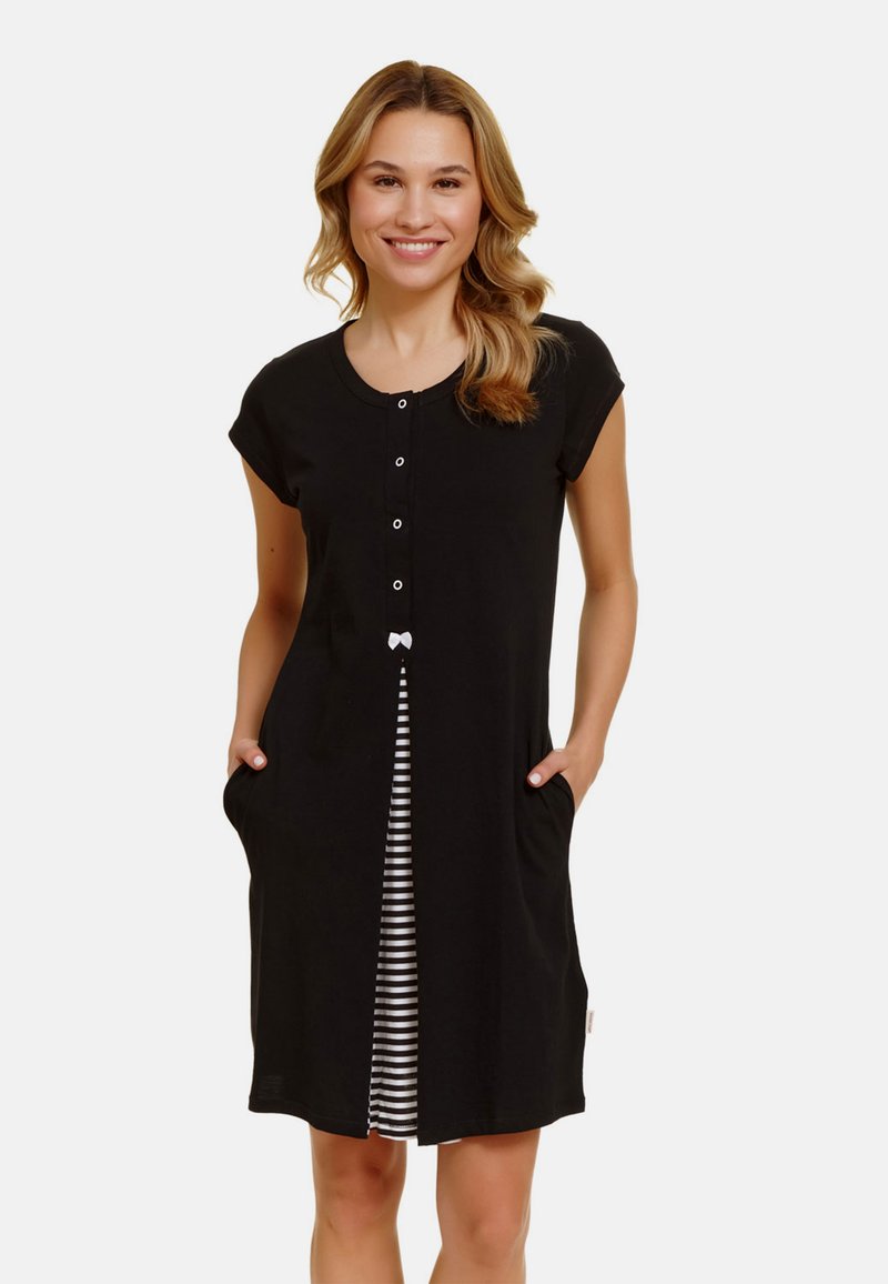 Doctor Nap Nachthemd - black/schwarz - Zalando.de