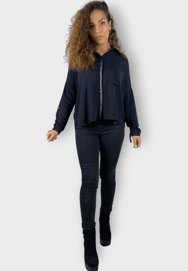 SINTY LISA - Camisa - azul marino - Zalando.es