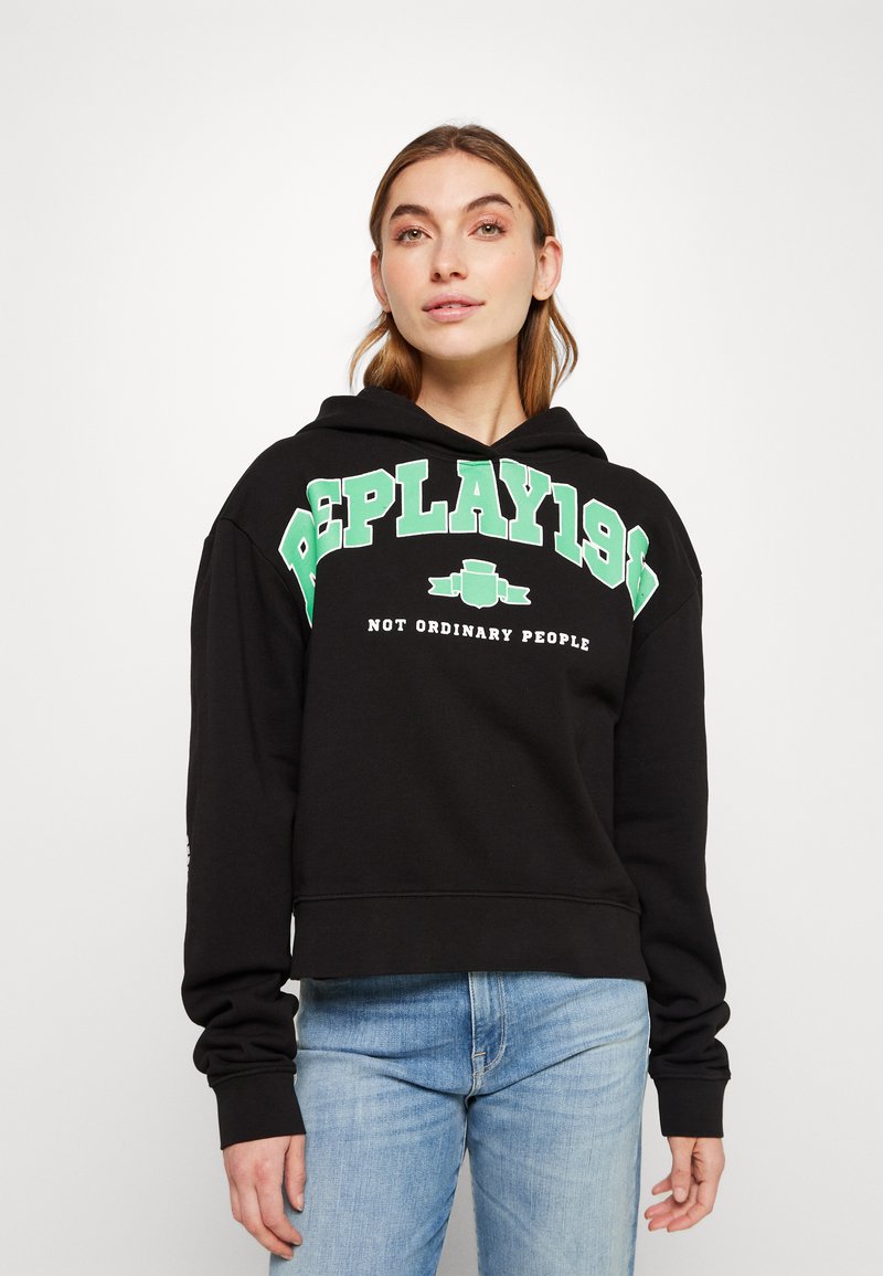 Replay Sweatshirt - black - Zalando.co.uk