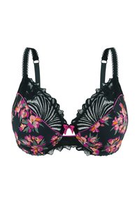 Sans Complexe Underwired bra - bouquets noir rose/black - Zalando