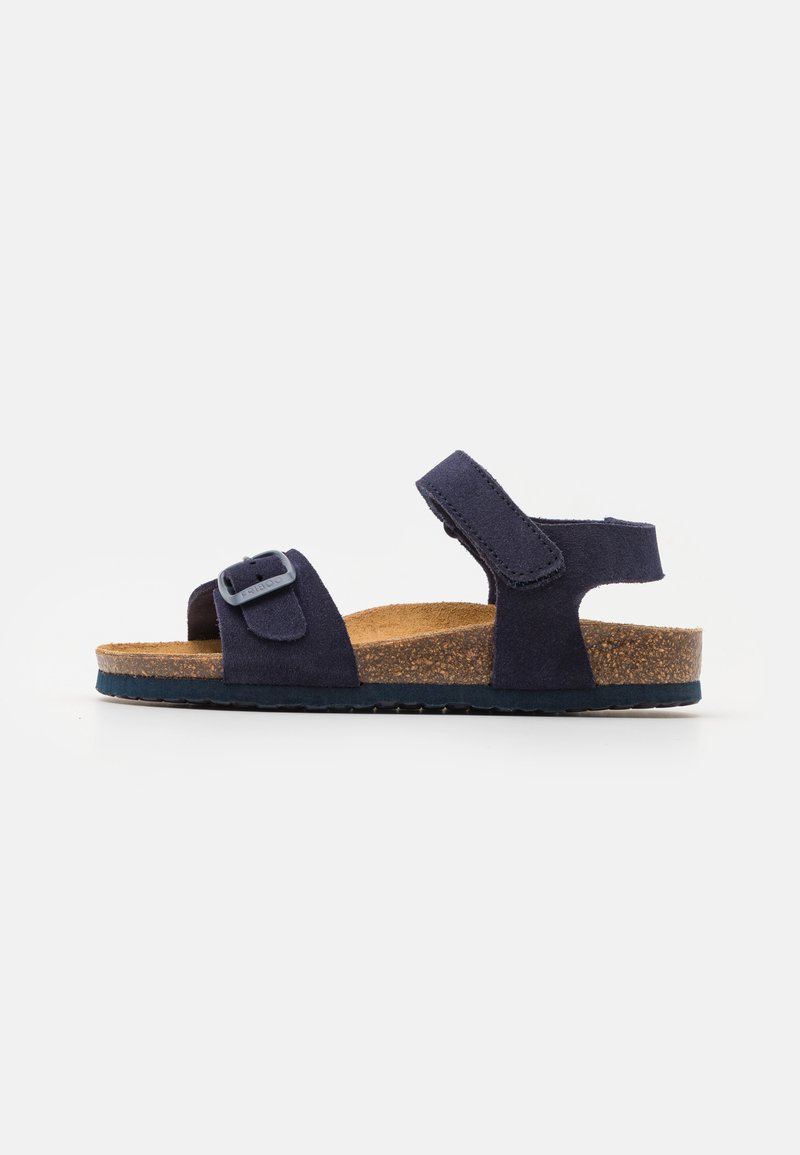 Friboo LEATHER BIO SANDALS - Sandaler - dark blue/mörkblå - Zalando.se