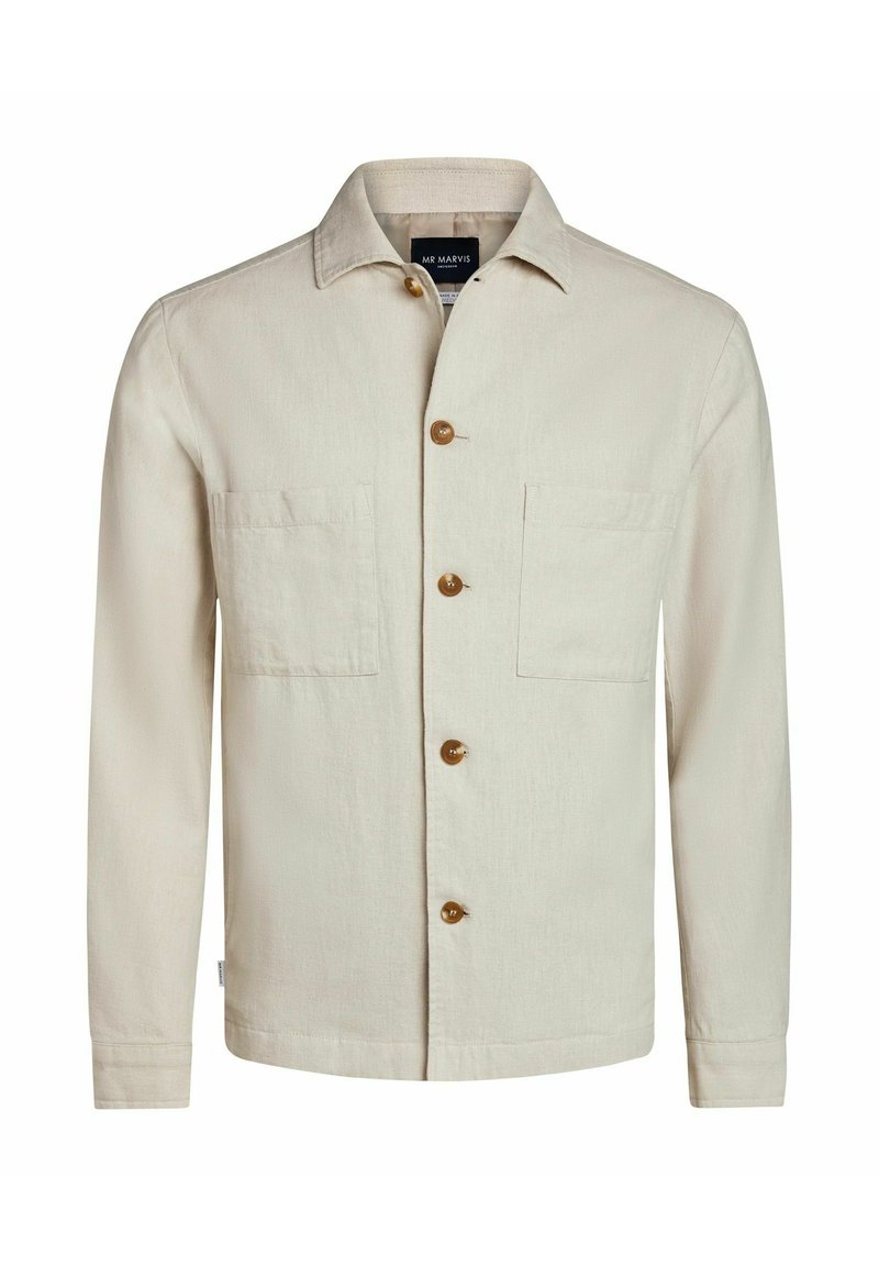 MR MARVIS THE LINEN SHACKET - Summer jacket - Gazettes/light brown ...
