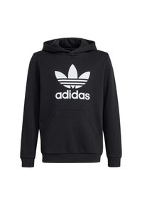 adidas Originals TREFOIL - Bluza z kapturem/czarny - Zalando.pl