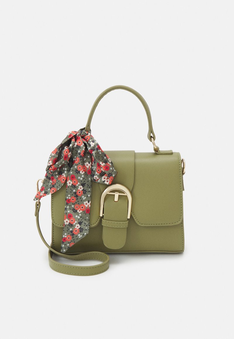 Pieces PCABEERA CROSS BODY - Sac à main - green olive/olive - ZALANDO.FR