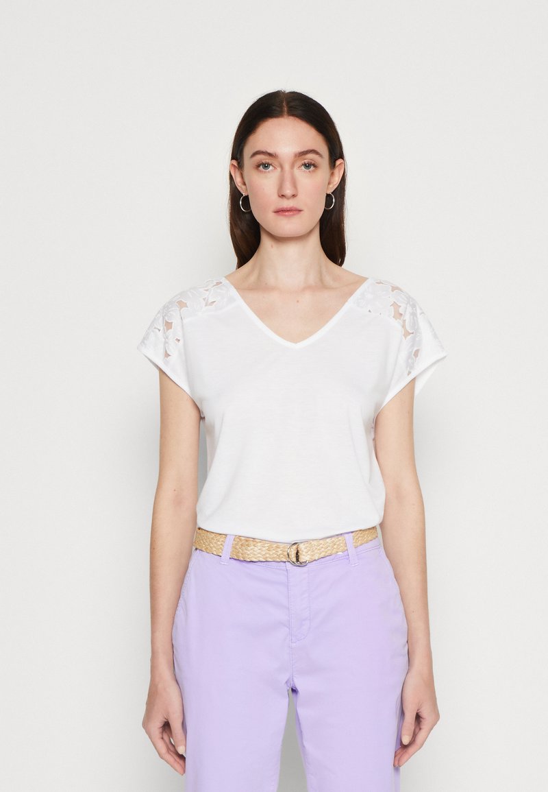 Esprit Collection TEE - Print T-shirt - white - Zalando.co.uk