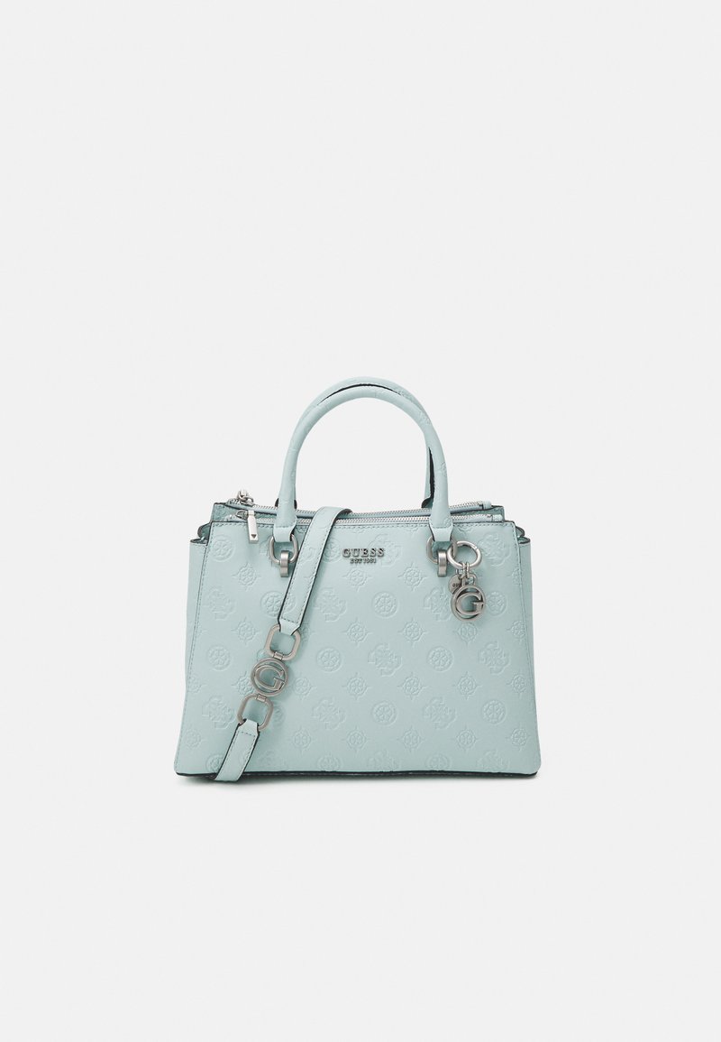 Guess GALERIA STATUS SATCHEL - Handbag - ice blue/blue - Zalando.de