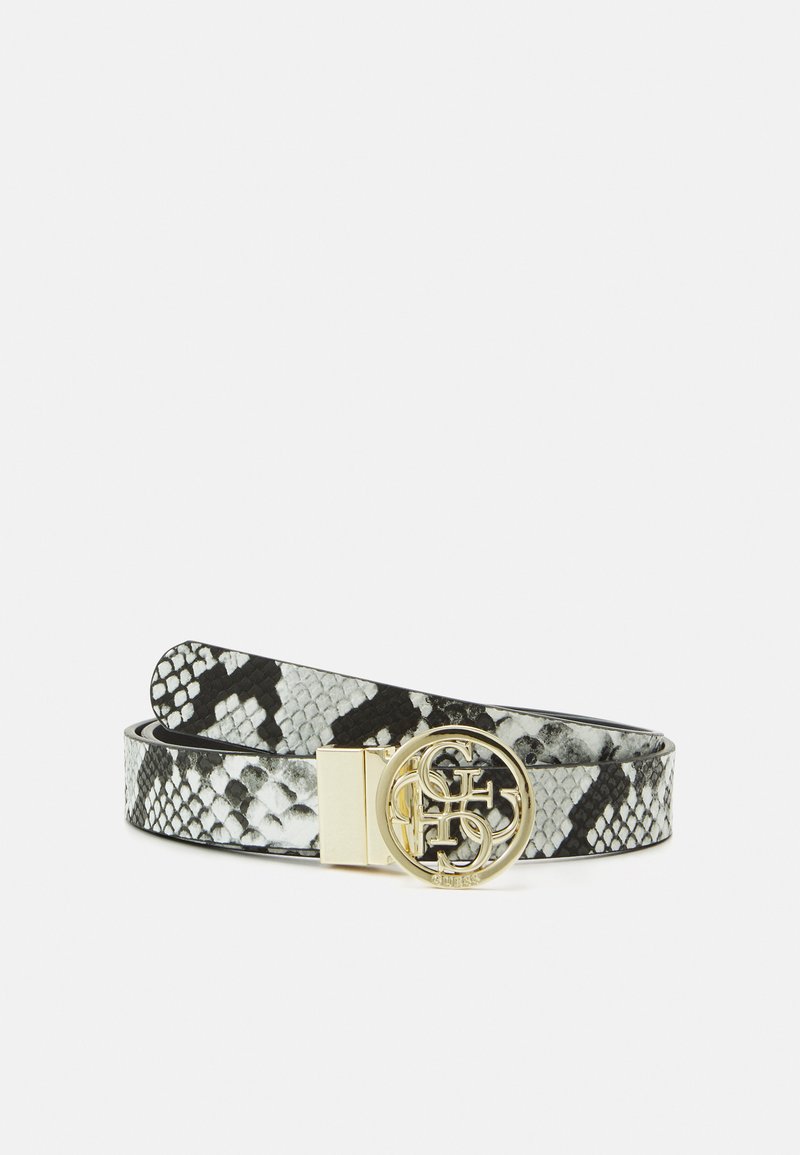Guess KATEY PYTHON REV NOT ADJ - Belt - white - Zalando.co.uk