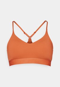 Nike Performance INDY BRA - Sport-bh met light support - burnt sunrise ...