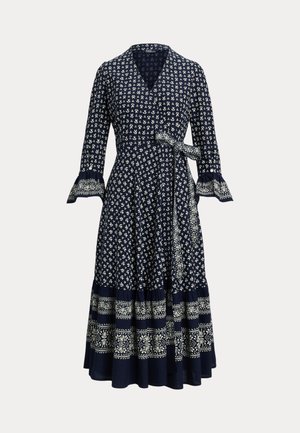 Polo Ralph Lauren DAGANI SHORT SLEEVE DAY DRESS - Vardagsklänning - mint floral/flerfärgad ...