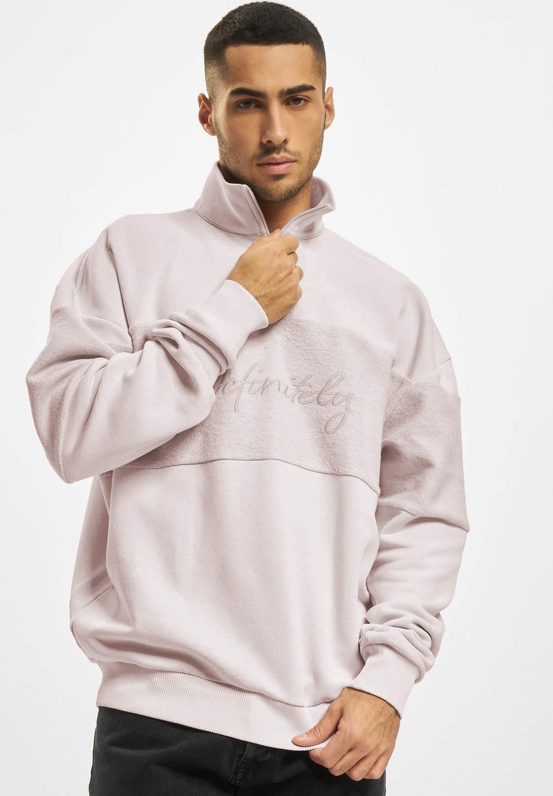 DEF HERREN DEFINITELY HANDWRITING EMBROIDERY - Sweatshirt - purple ...