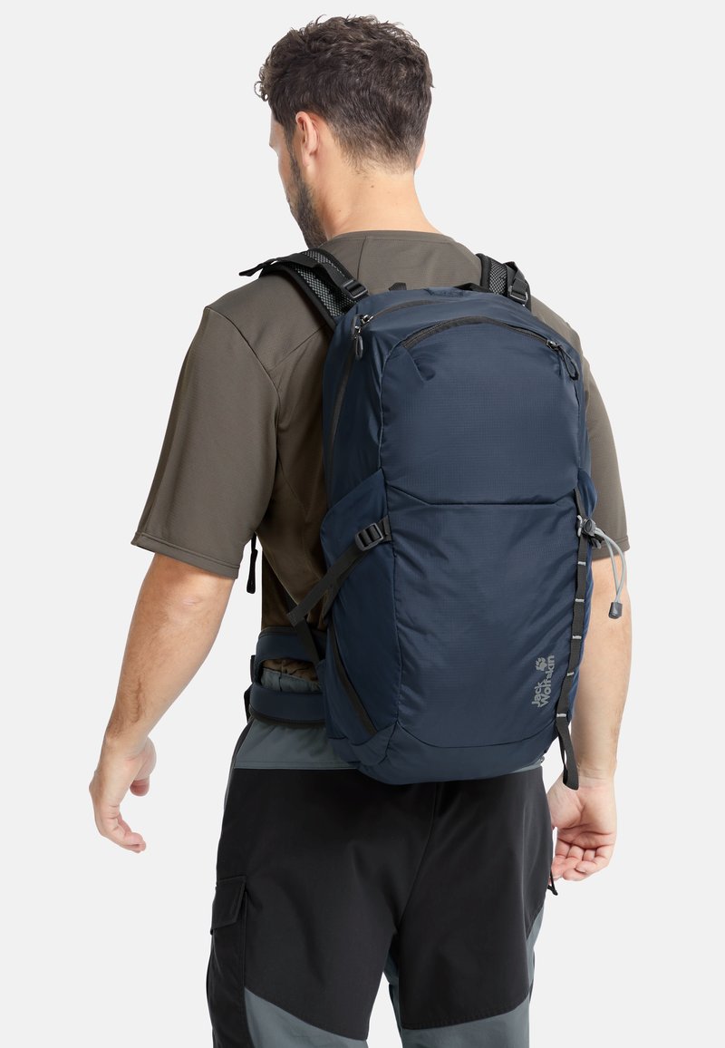 Jack Wolfskin ECHOTREK SHAPE 20 - Hiking rucksack - midnight sky/dark ...