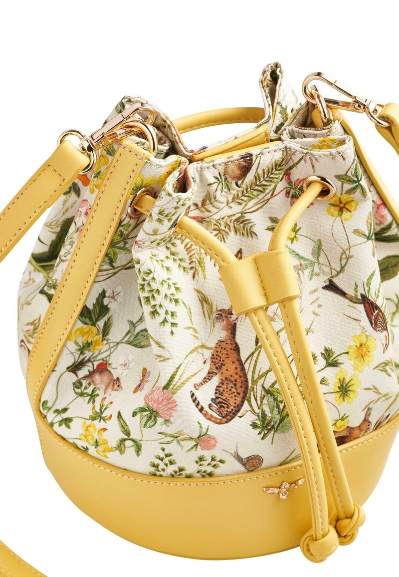 FABLE ENGLAND MEADOW CREATURES BUCKET - Across body bag - yellow - Zalando