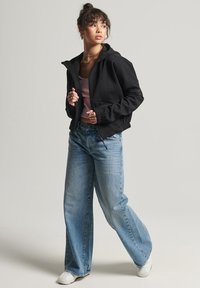 Superdry CODE TECH HUPPARI - Sweat zippé - black/noir - ZALANDO.FR