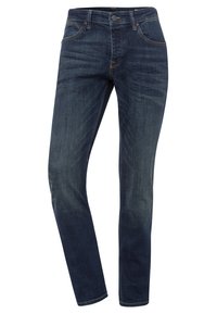 Cross Jeans DYLAN - Jeans Straight Leg - washedmidblue/blue denim ...