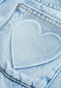 Next REGULAR FIT - HEART POCKET - A-line skirt - light blue/blue - Zalando