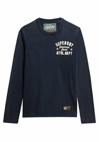Superdry VINTAGE ATHLETIC - T-shirt à manches longues - rich navy/bleu - ZALANDO.FR