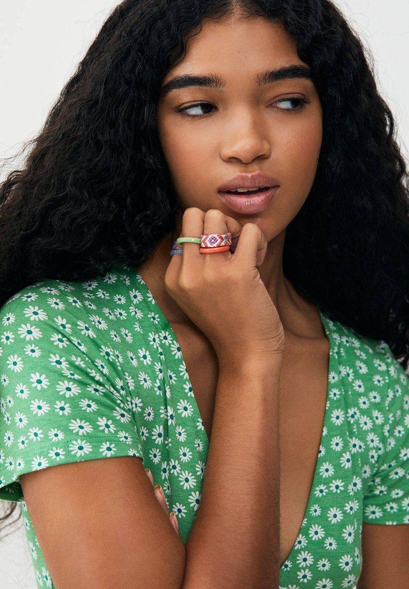 PULL&BEAR 6 PACK - Ring - mottled purple/lila-meliert - Zalando.at