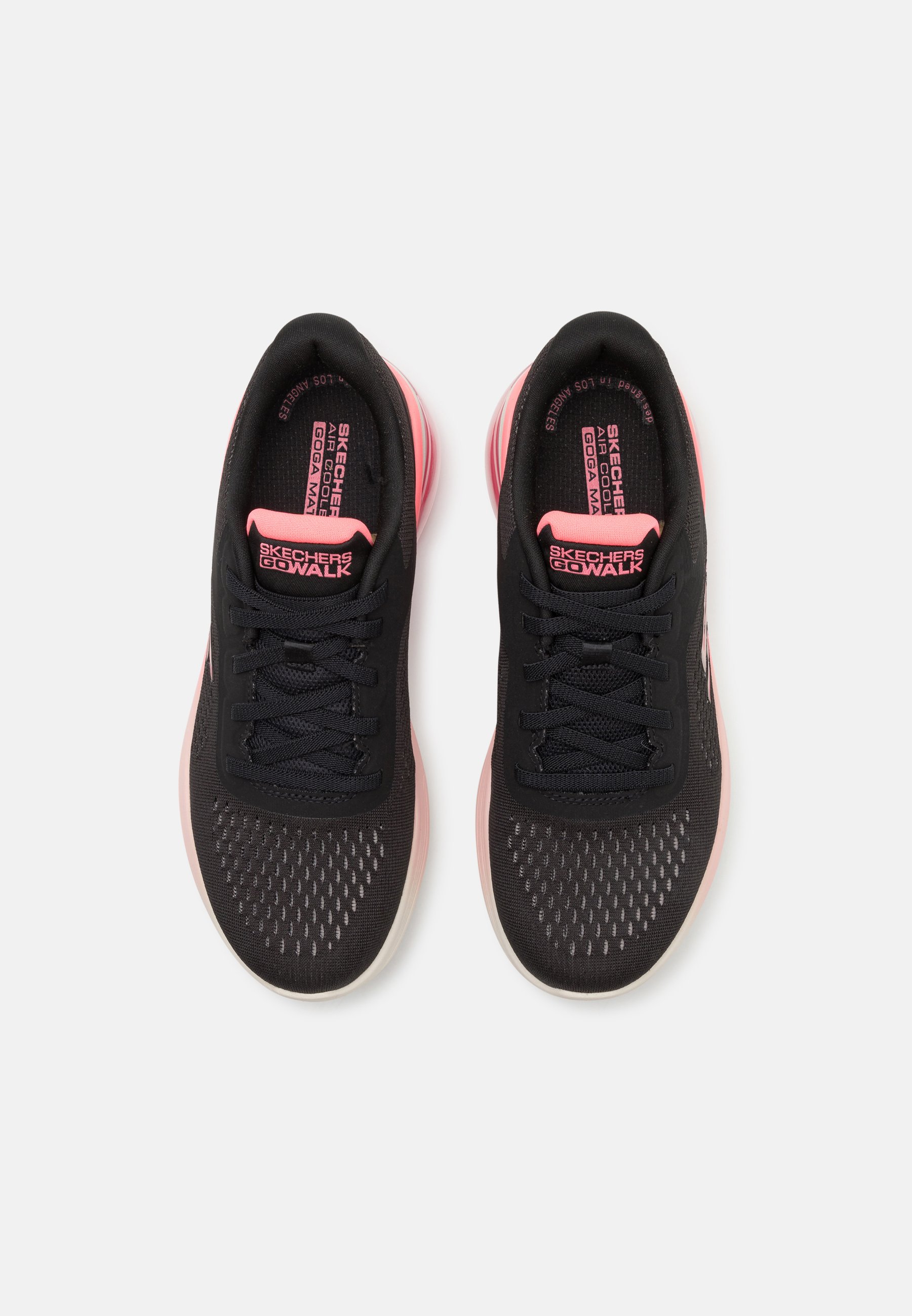 Skechers GO WALK AIR 3.0 BUNGEE Trainers black pink black Zalando