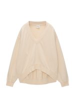 PULL&BEAR V-NECKLINE - Sweatshirt - beige - Zalando.at