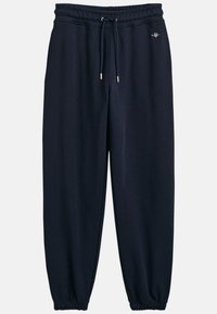 GANT SHIELD - Tracksuit bottoms - evening blue/dark blue - Zalando