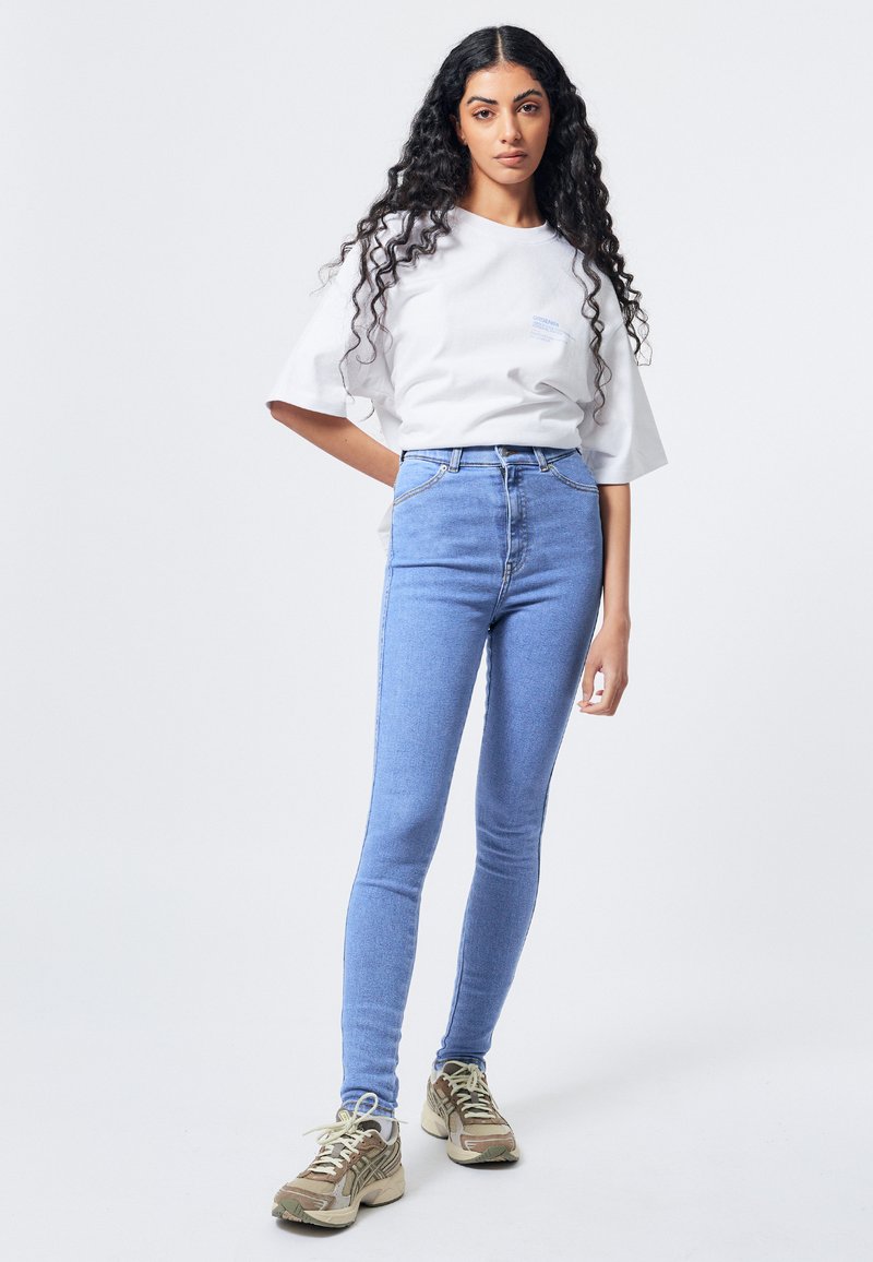Dr.Denim MOXY - Jeans Skinny Fit - cape plain light blue/light-blue ...