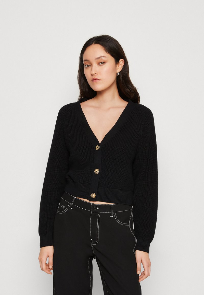 Monki Chaqueta de punto - black dark/negro - Zalando.es