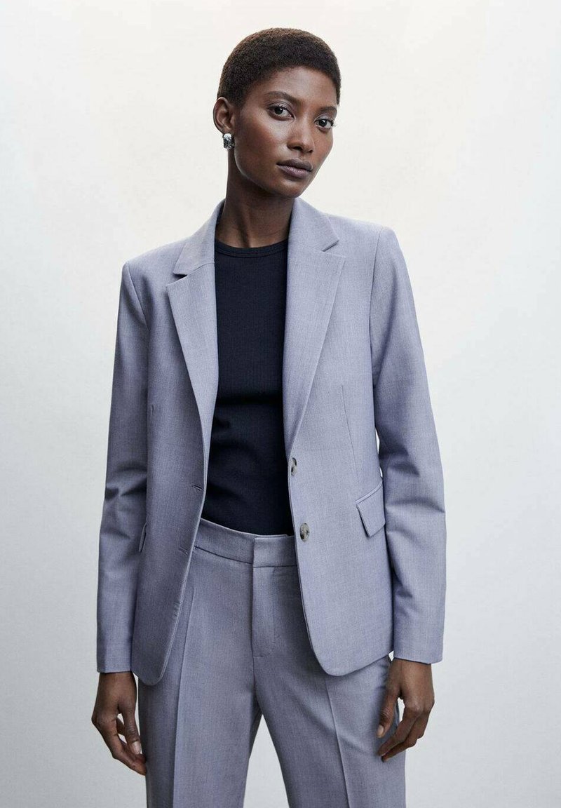 Mango BOREVI - Blazer - sky blue/azul claro - Zalando.es