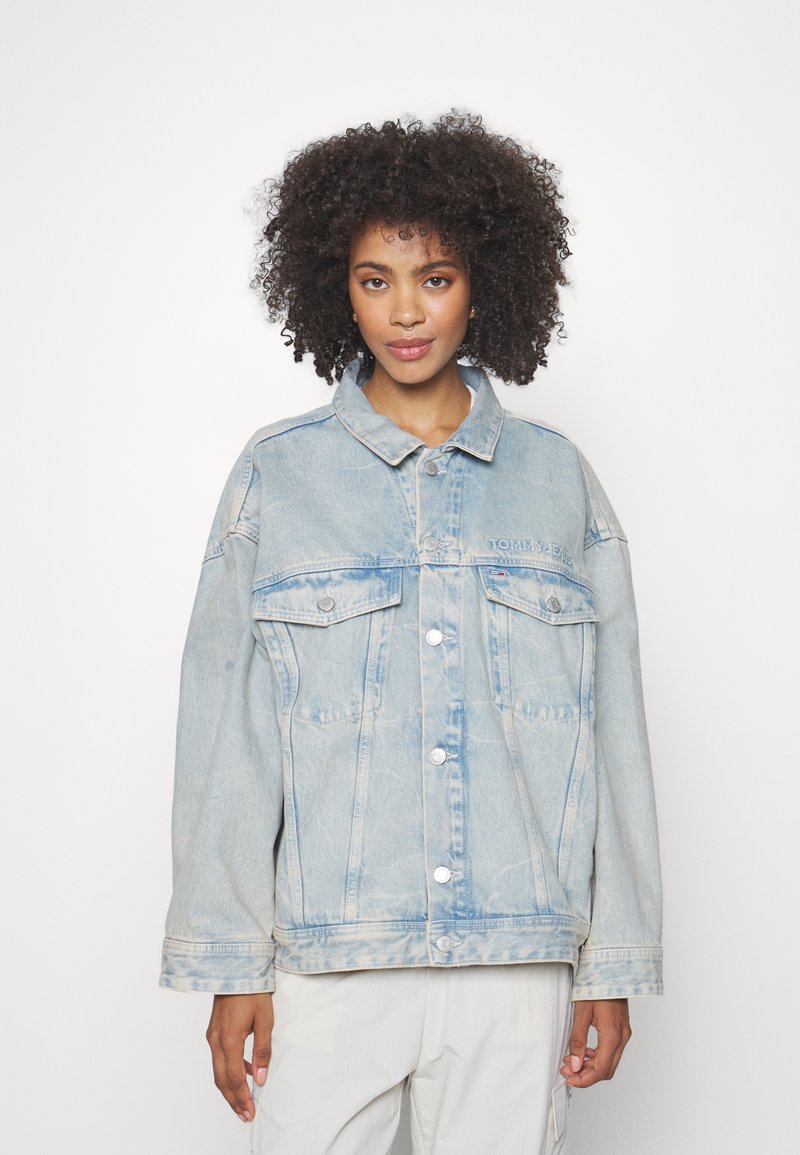 Tommy Jeans DAISY - Denim jacket - denim color/blue denim - Zalando.co.uk