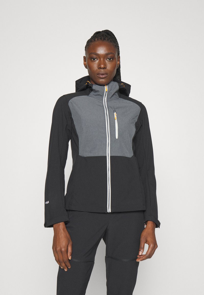 Icepeak BURNET - Soft shell jacket - black - Zalando.ie