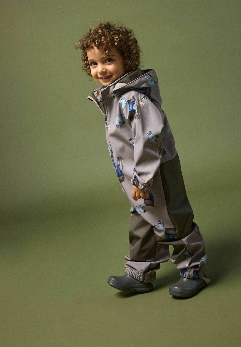 Name it SOFTSHELL-ANZUG ALFA - Overall - weathered teak/ljusbrun ...