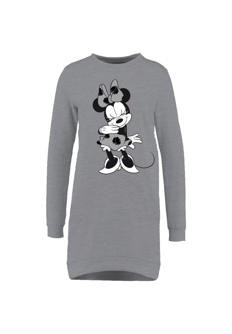 Disney MINNIE MOUSE SCHLAFSHIRT PYJAMA LANGA - Nachthemd - grau ...