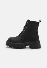 Buffalo ASPEN LACE UP WARM - Gležnjače s vezicama - black/crno - Zalando.hr