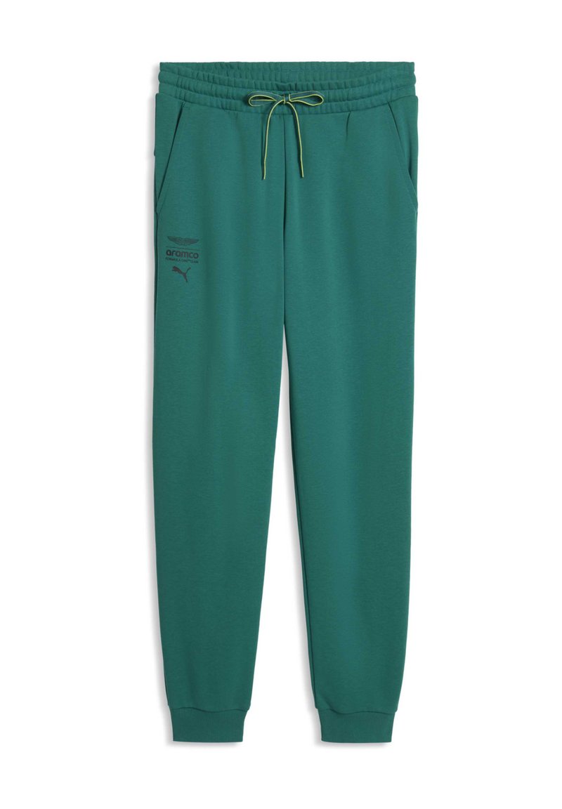 Puma ASTON ARAMCO TEAM ESSENTIALS JOGGING - Træningsbukser - green lux ...