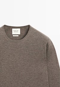 Massimo Dutti WITH CREW NECK - Jumper - brown - Zalando.co.uk