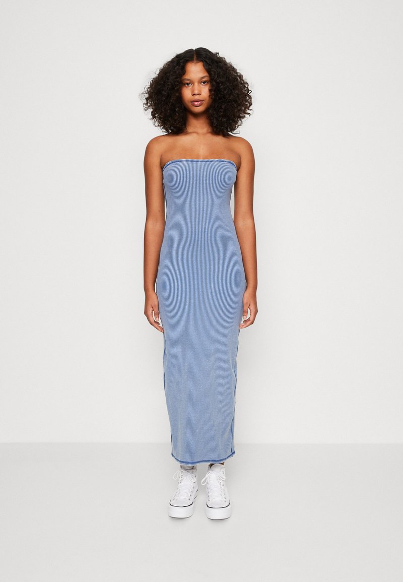 Weekday TANIA DRESS - Nappali ruha - washed blue/kék - Zalando.hu